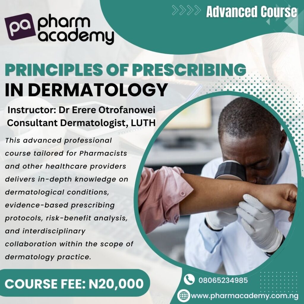 PRINCIPLES OF PRESCRIBING IN DERMATOLOGY – Pharmacademy